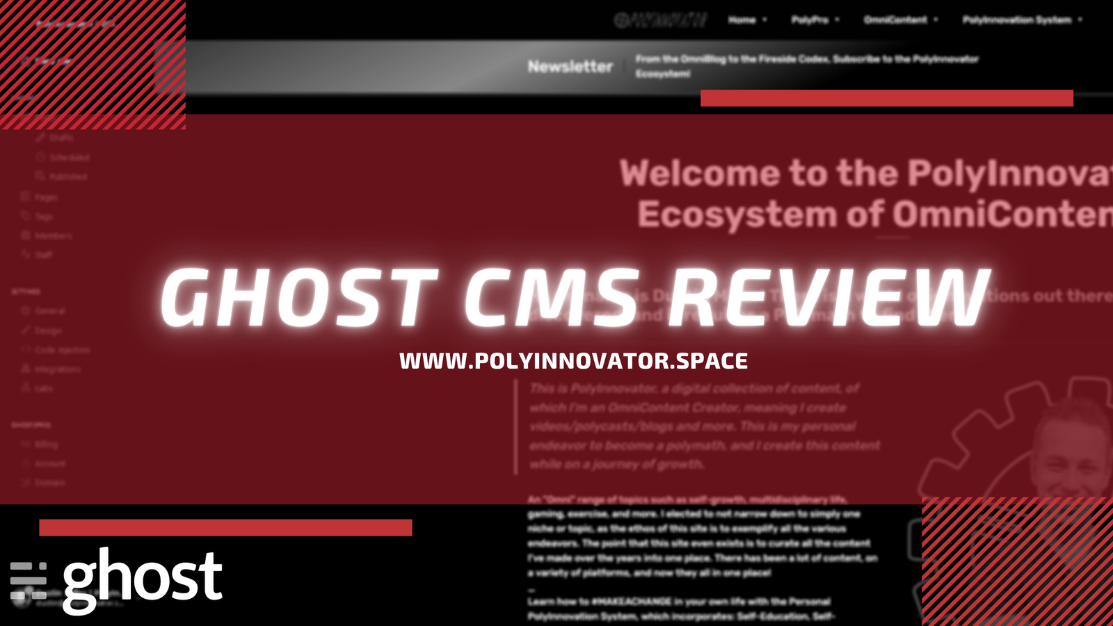 Ghost CMS Review - PolyInnovator